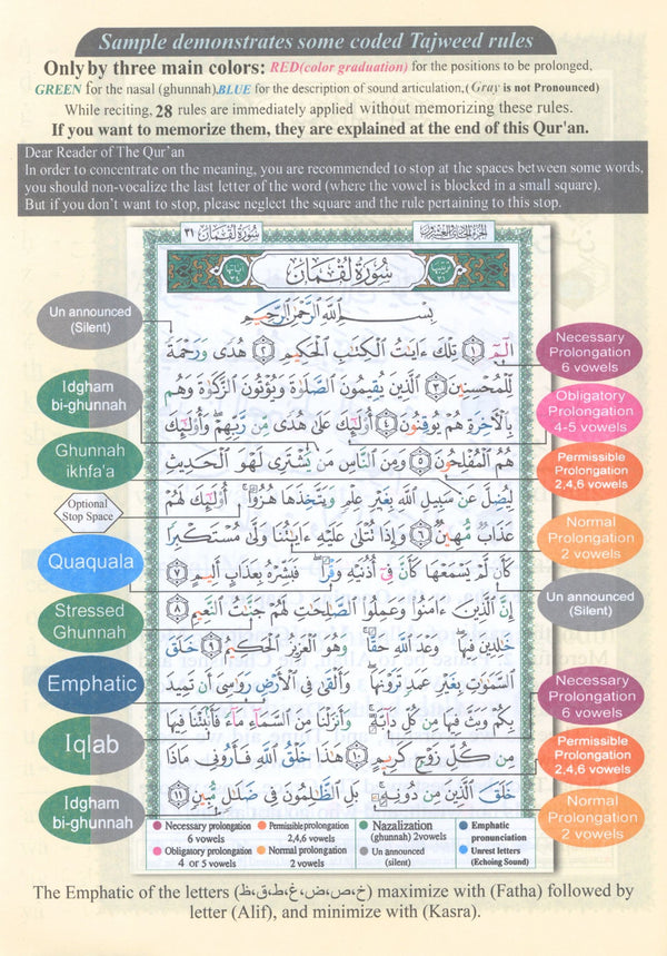 Tajweed Quran Juz' Tabarak Part 29 with Translation and Transliteratio ...